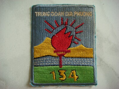 ARVN REGIONAL FORCES "TRUNG DOAN DIA PHUONG 134 ", VIETNAM WAR PATCH | eBay
