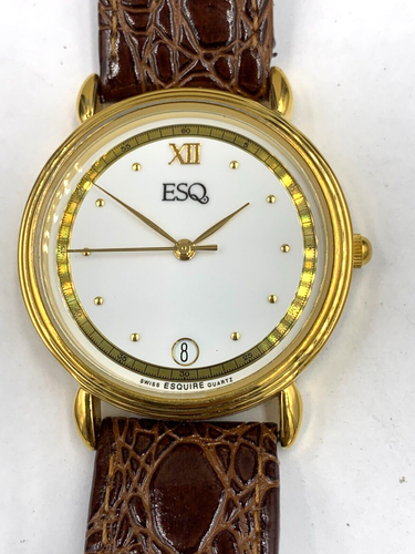 ESQ Movado watch 300153 Women' Swiss Quartz date Good Condition Working ...