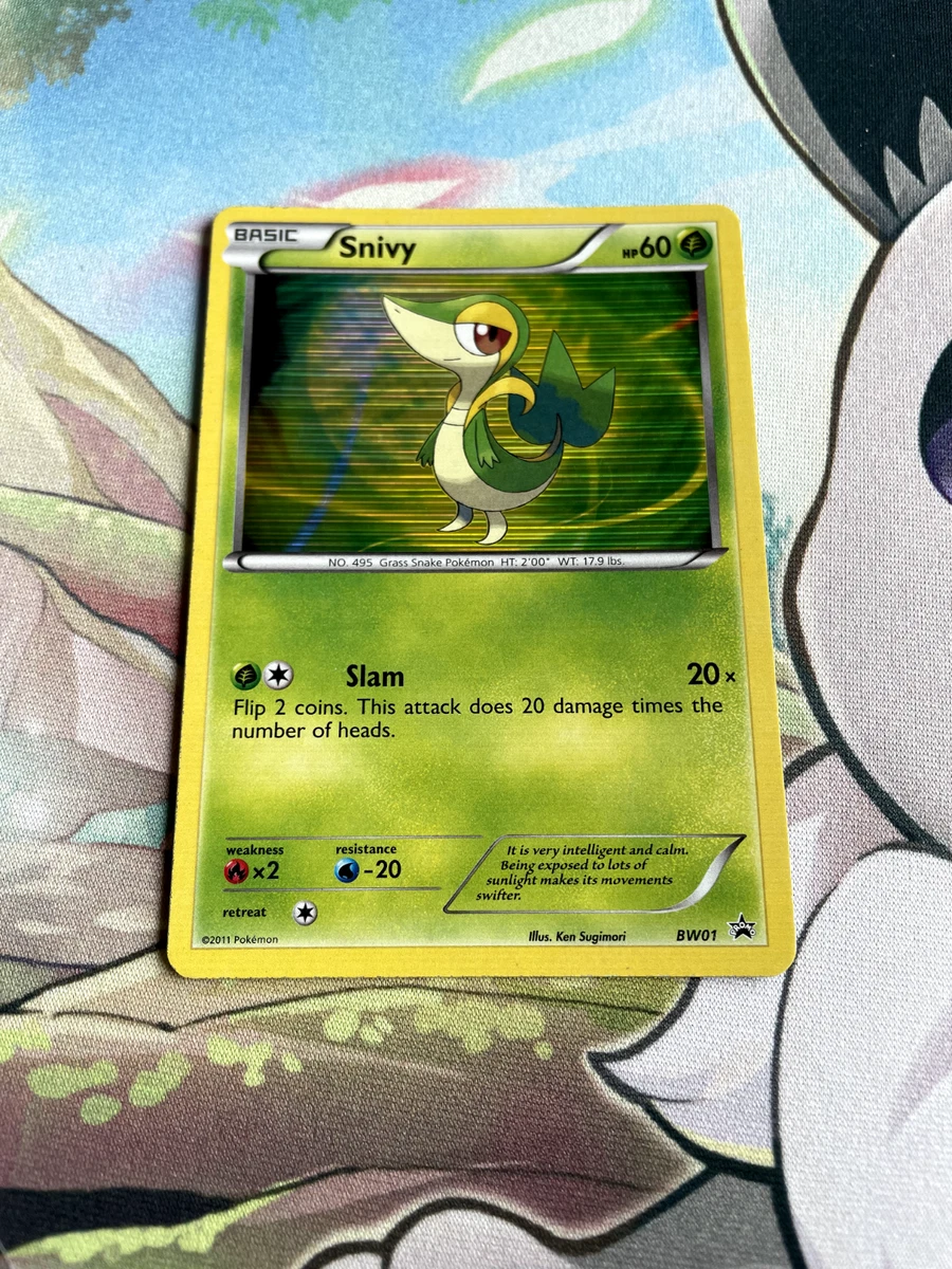 Pokemon Black And White Snivy Card
