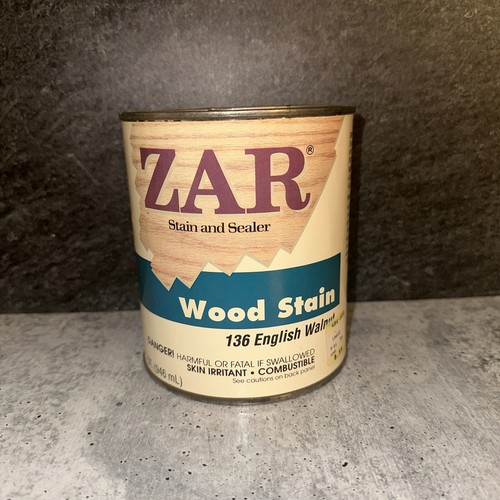 ZAR Oil-Based Interior Wood Stain 136 English Walnut, 1 Quart Qt ...