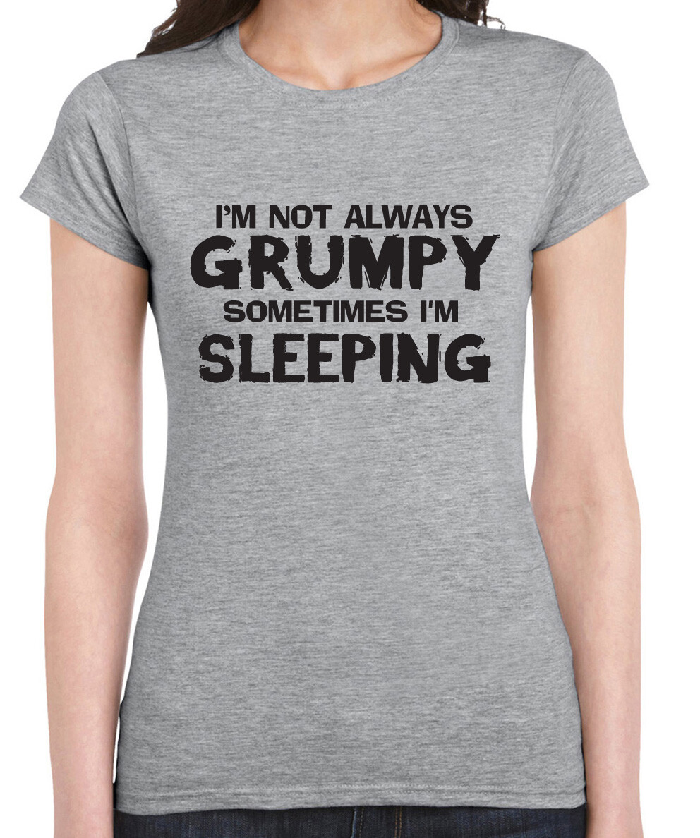 I'm not always Grumpy sometimes I'm Sleeping Funny T-Shirts Dad tee's ...