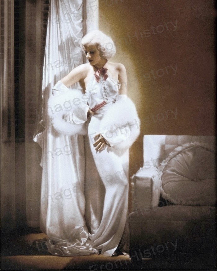 8x10 Print Jean Harlow Beautiful Colorized Fashion Portrait #JHJK | eBay