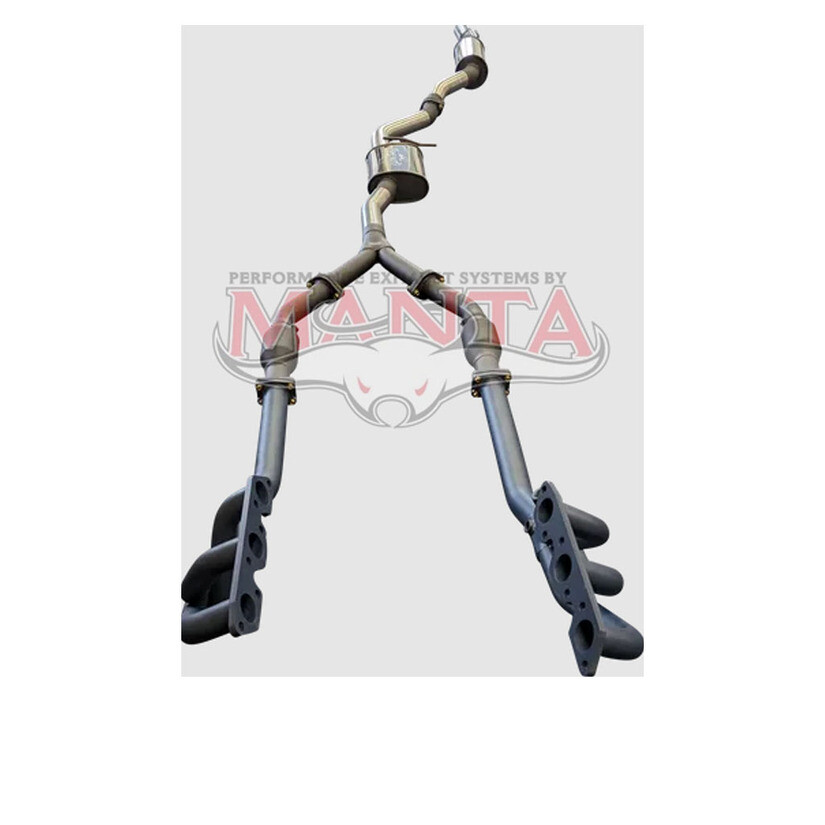 MANTA Extractors & 3" Exhaust - Holden Commodore VT-VY V6 Supercharged ...