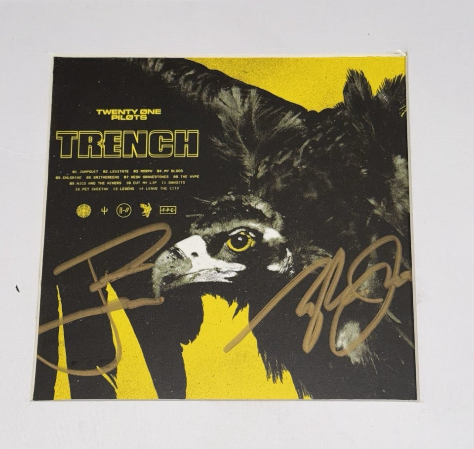 Twenty One Pilots Signed Trench Merch