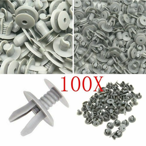 Clips de fixation plastique gris (100 pièces) pour panneaux intérieurs ...
