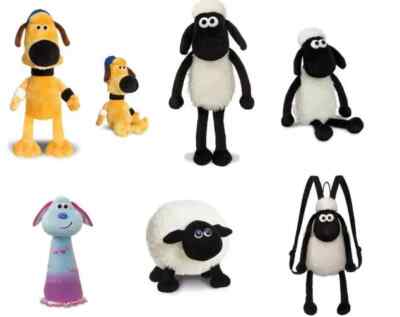 AARDMAN PLUSH - CHOOSE YOUR DESIGN - SHAUN THE SHEEP, WALLACE & GROMIT ...