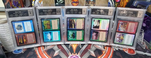 Graded MTG Card - PCG - Apocalypse - 5 SLAB Split Card Set, Sequential ...