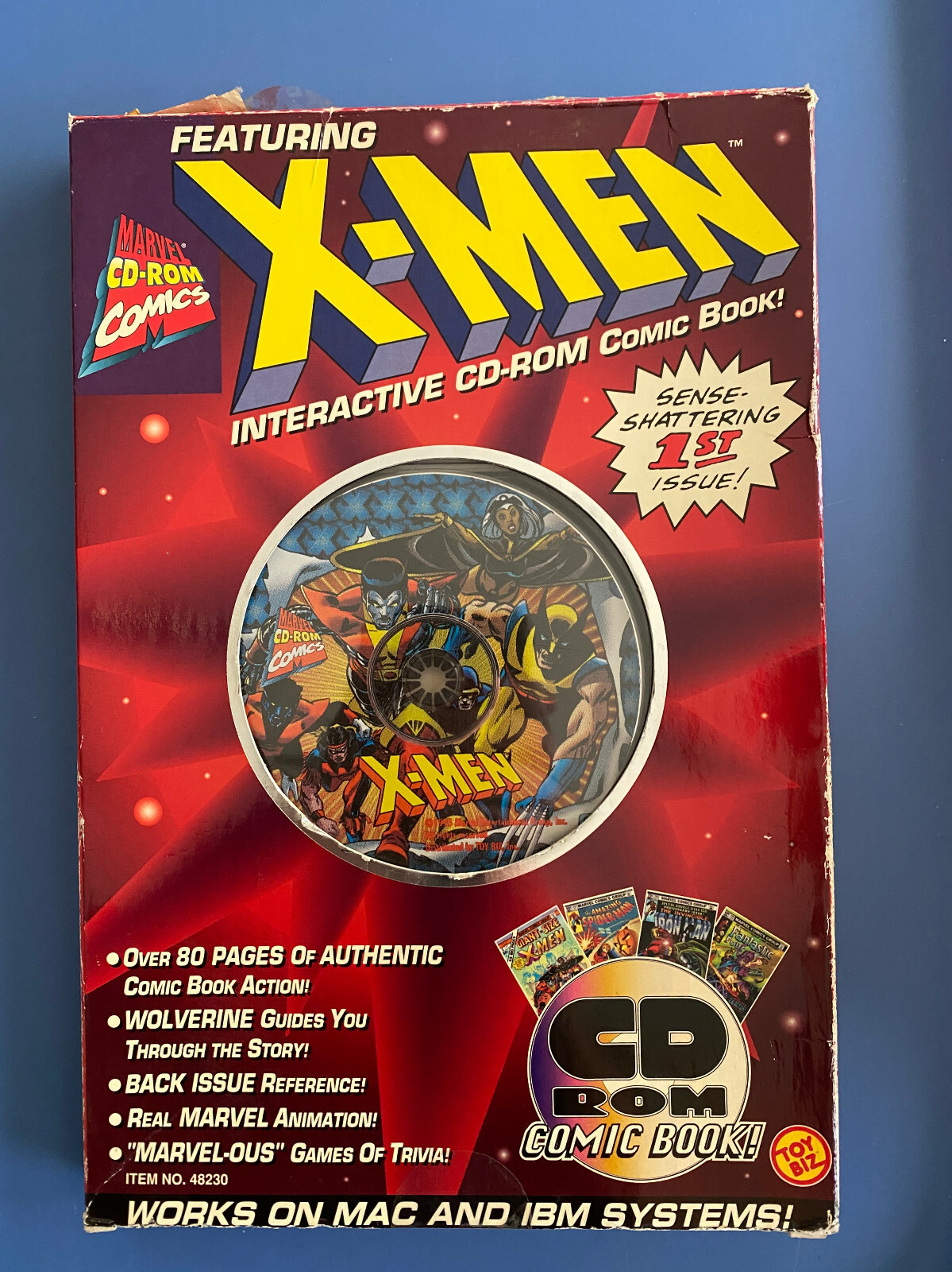 X-Men: Interactive CD-ROM Comic Book (Windows/Mac, 1995) - New ...