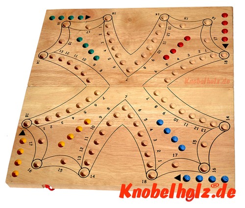 Tock Tock Xlarge Spielbrett für 4 Spieler Knobelholz Kinder Gesellschaftsspiel | eBay.de