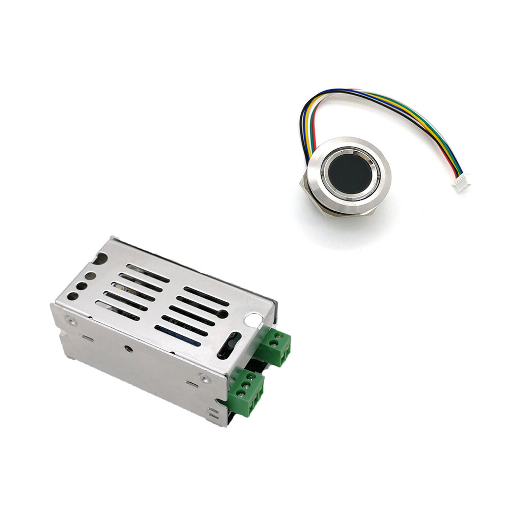 1x 12V LED Car Fingerprint Control Module Switch Start & Lock For Door ...