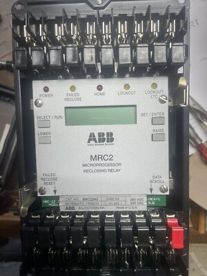 USED ABB MRC2 Microprocessor Reclosing Relay 41-665.1 MRC22n3 | eBay