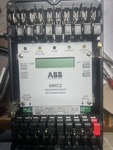 USED ABB MRC2 Microprocessor Reclosing Relay 41-665.1 MRC22n3 | eBay