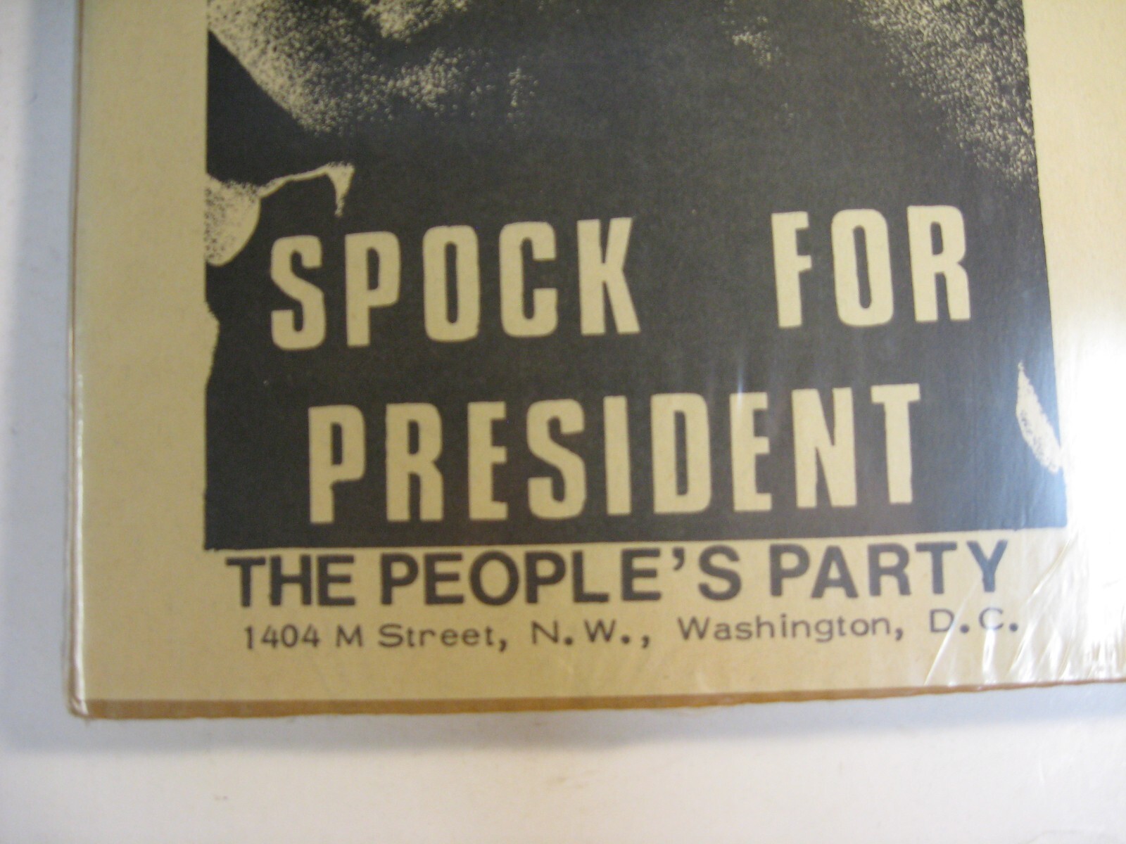 Doctor Benjamin Spock Presidential Political Poster 1972 | eBay
