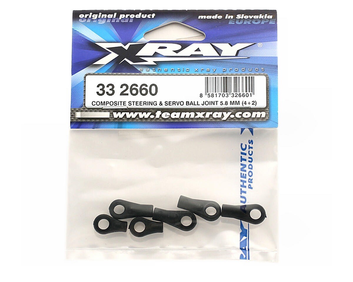 XRAY Kugelpfanne 5.8mm 4+2 XRA332660 XB2 2024, NT1 2023, RX8 2023, RX8E ...