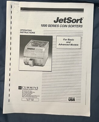 Coin & Change Sorting - Cummins Jetsort