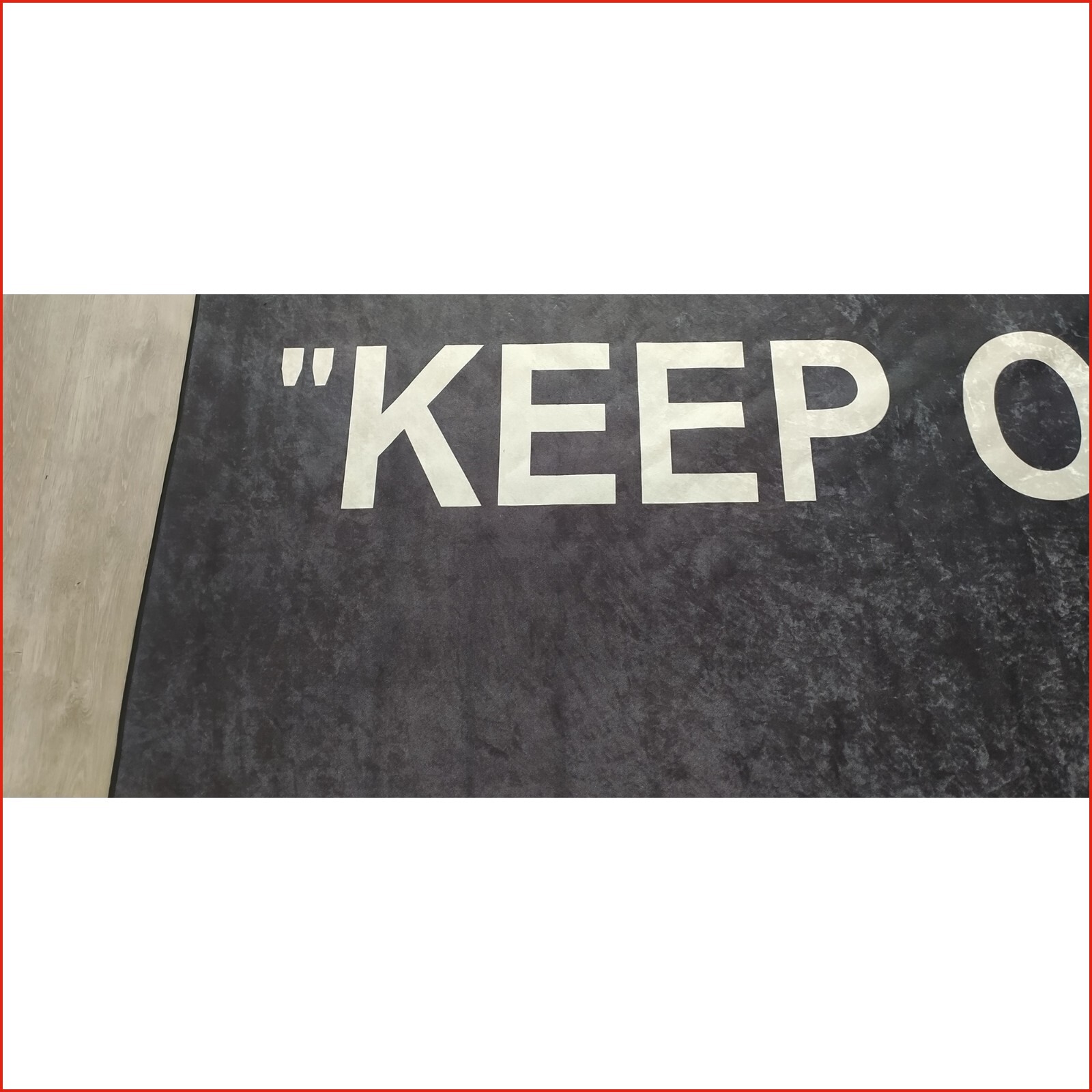 Keep Off Rug, Black Keep off, Personalized Gift, Keepoff, Custom Rug ...