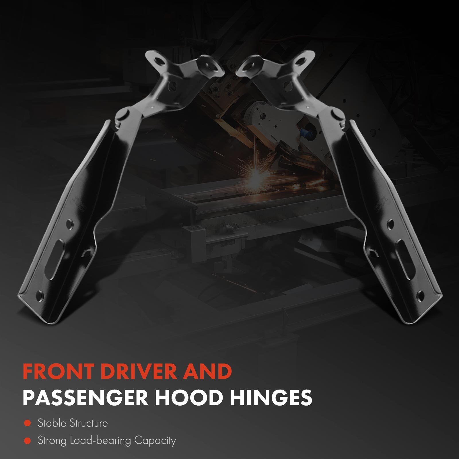 2Pcs Driver & Passenger Side Hood Hinge for Acura TLX 2015 2016 2017 ...