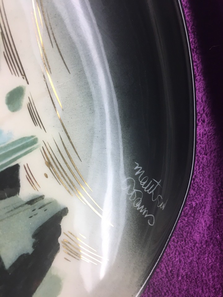 Vintage Alaska Matthew Adams pottery bowl - signed | eBay