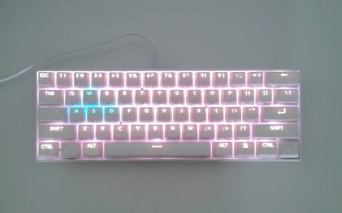 Geeknet Atrix 60% Wireless Backlit Keyboard Mechanical Clicky Keys Tech ...