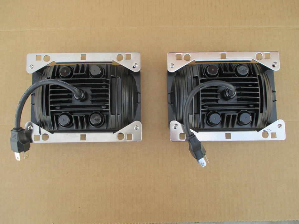 2 LED HEADLIGHTS FOR JOHN DEERE LIGHT JD 5075E 5075M 5076E 5076EF ...