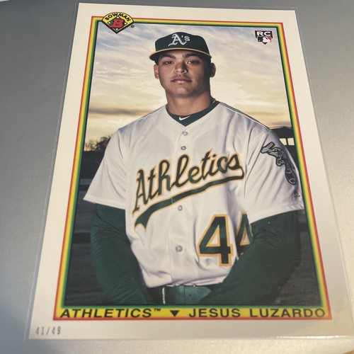 2019 Bowman Jesus Luzardo 5 X 7 JUMBO RC Rookie Card #90B-JL! Serial ...