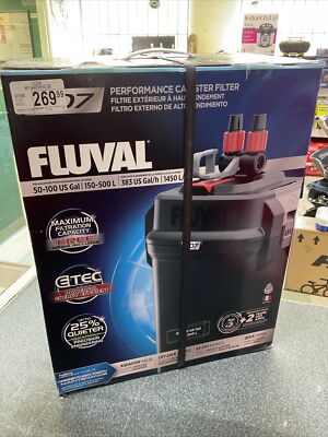 FLUVAL - 407 Canister Filter - 100 US GALS - FACTORY SEALED UNIT ...