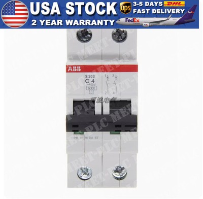 NEW ABB S202-C4 Micro circuit breaker #DW | eBay