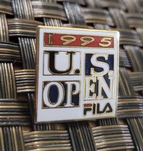 VINTAGE 1995 FILA US OPEN TENNIS COLLECTIBLE PIN RARE L@@K | eBay
