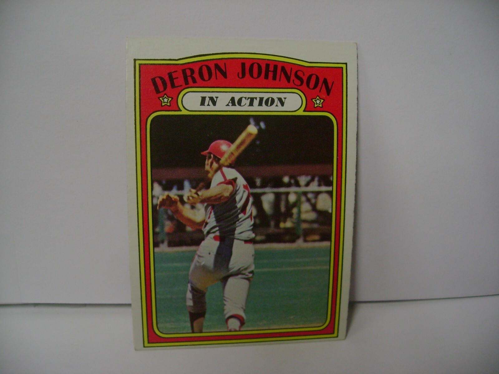 1972 TOPPS BASEBALL DERON JOHNSON "IN ACTION" #168 EX | eBay