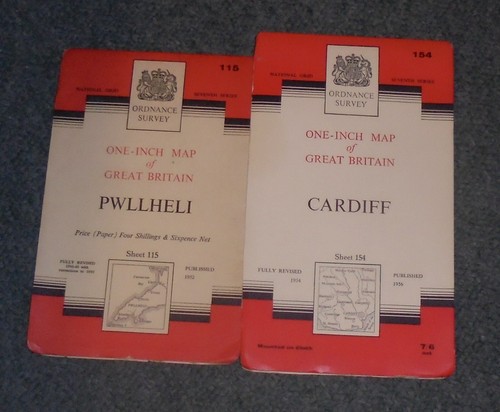 Ordnance Survey One Inch Map of Great Britain (National Grid) - see ...