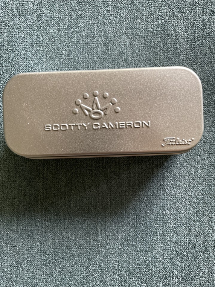 Scotty Cameron Silver Red Dot Divot Tool in Metal Tin Brand New Unused ...