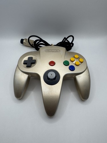 Nintendo 64 N64 Gold Controller Authentic OEM NUS-005 TESTED! | eBay