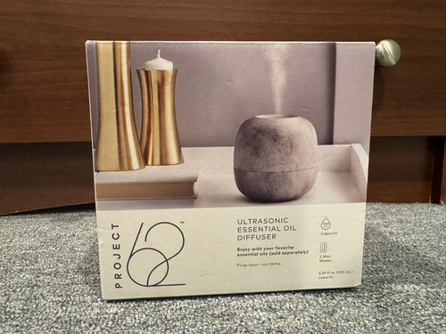 Project 62 Ultrasonic Essential Oil Diffuser Stone look - New Open Box ...