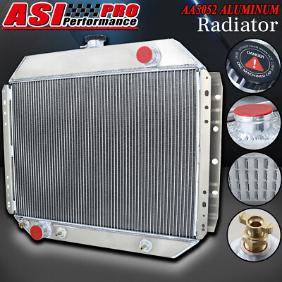 Aluminum Performance Radiator OHOB-COOL 4-Row For 1966-1979 Ford F100 ...