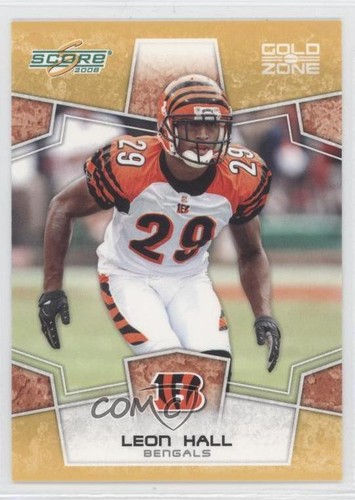 2008 Score Gold Zone /400 Leon Hall #65 | eBay