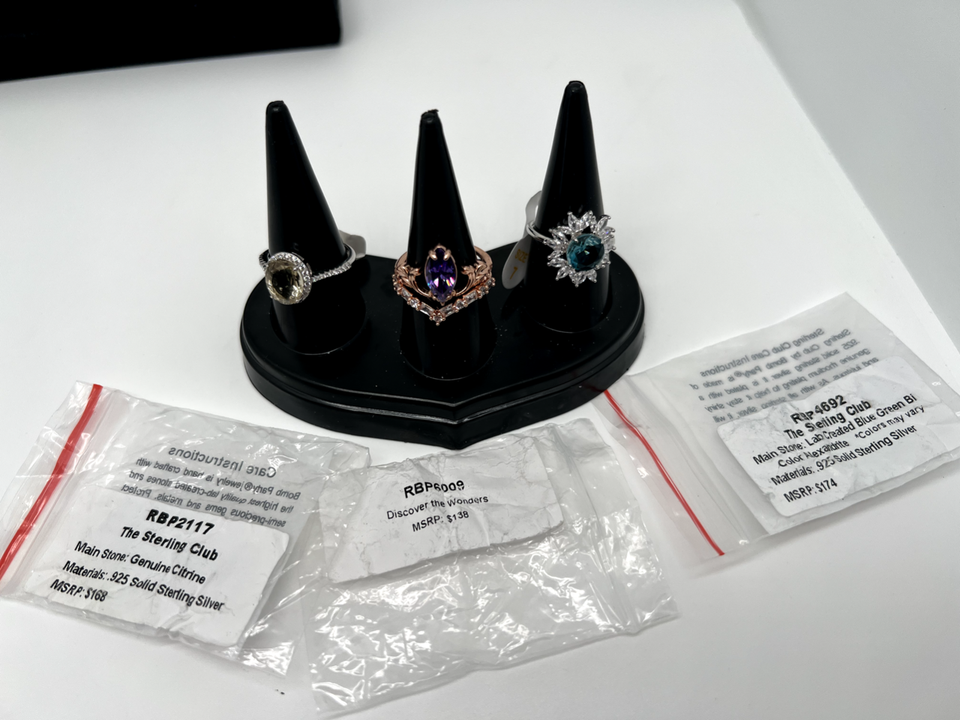 Bomb Party Rings .925 Sterling Silver Size 7 NWT also an Atlantis | eBay