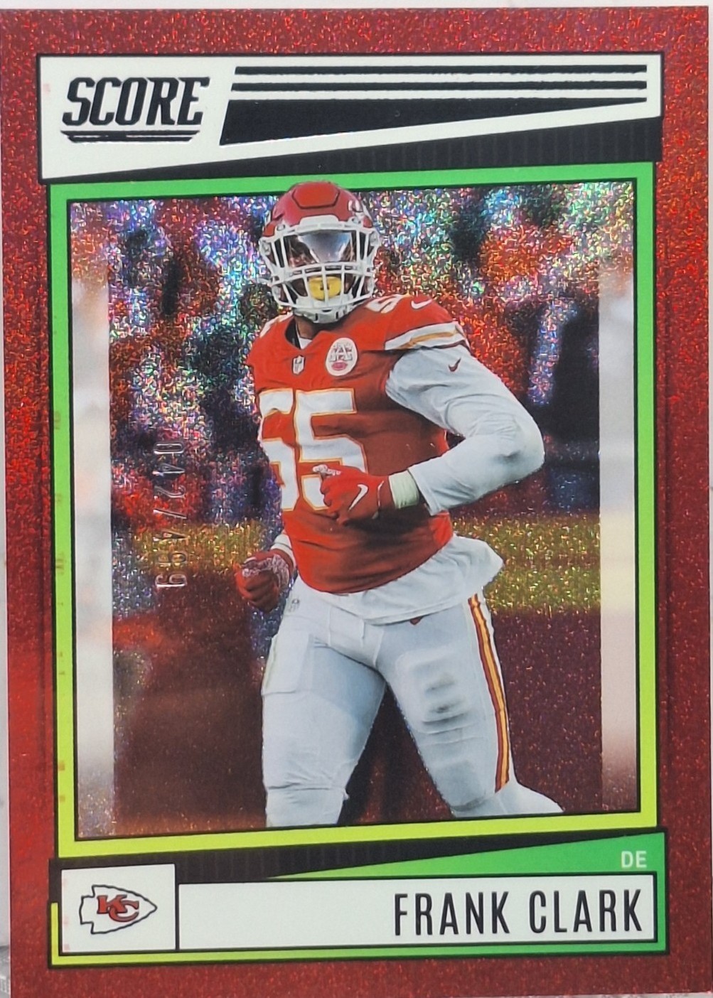2022 Score - Frank Clark #118 Red Dots /499 for sale online | eBay