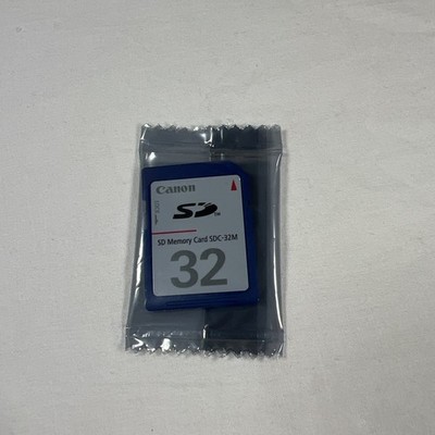 NEW Genuine Canon SDC-32M 32 gb Secure Digital Memory Card SD Powershot ...