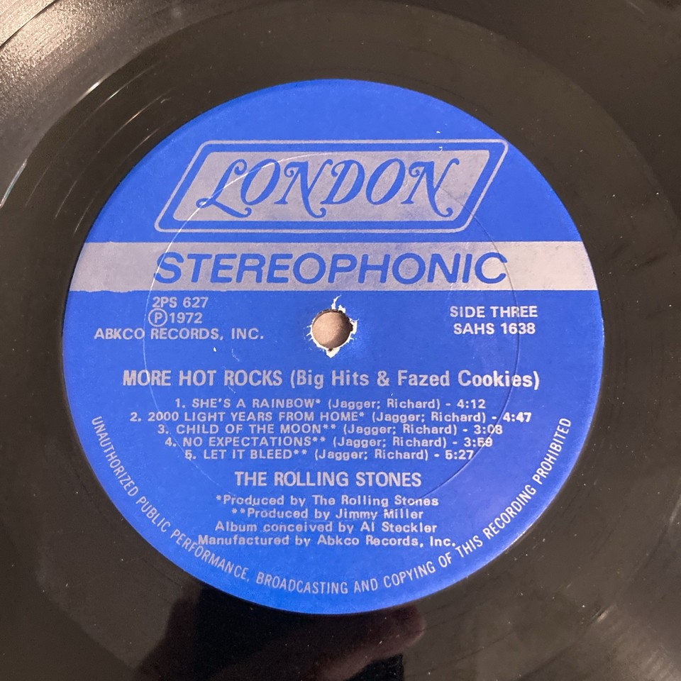 ROLLING STONES - More Hot Rocks LONDON Record 2PS-626/7 2XLP Vinyl ...