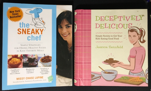 Lot Cookbooks THE SNEAKY CHEF + DECEPTIVELY DELICIOUS Healthly Cooking ...