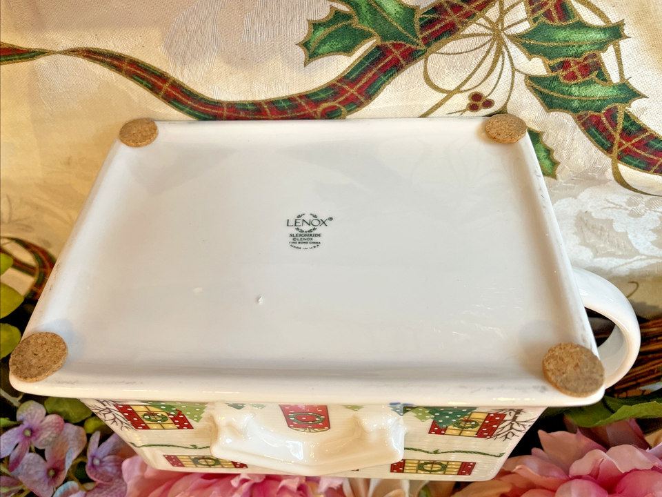 Lenox China SLEIGHRIDE Teapot Debut Collection Christmas | eBay