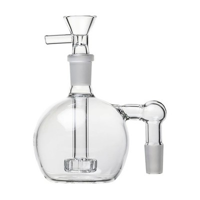 90° 14mm Orb Glass Ash Catcher Bowl Slide 4 Hookah Bubbler Bong Water ...