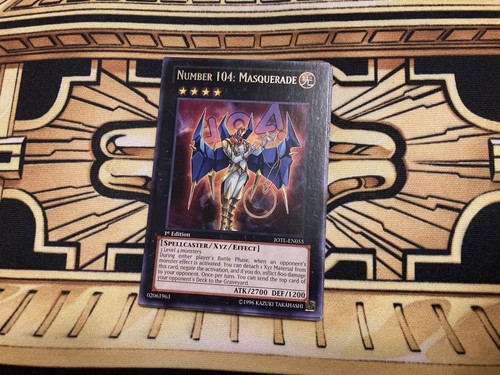 Number 104: Masquerade JOTL-EN055 1st Rare LP Yugioh Card | eBay