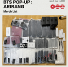[June delivery] BTS POP-UP : ARIRANG OFFICIAL MERCH LIST MD BTS | eBay