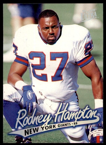 1997 Fleer Ultra Rodney Hampton New York Giants #43 | eBay