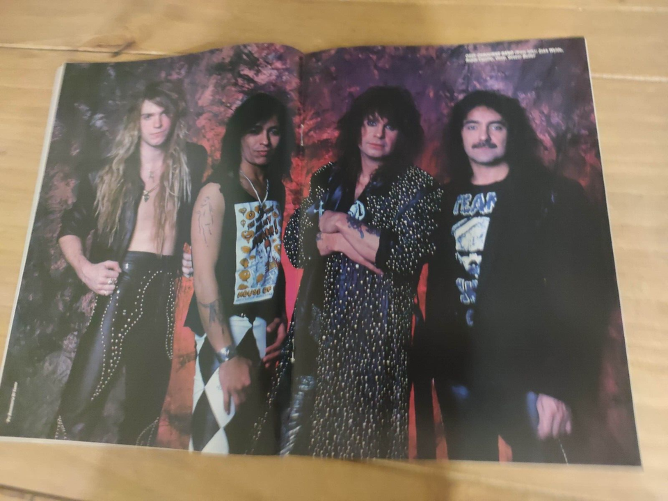 Kerrang! 221 OZZY OSBOURNE/Rush/Winger/Exodus/Slammer/Anthrax/Iron ...