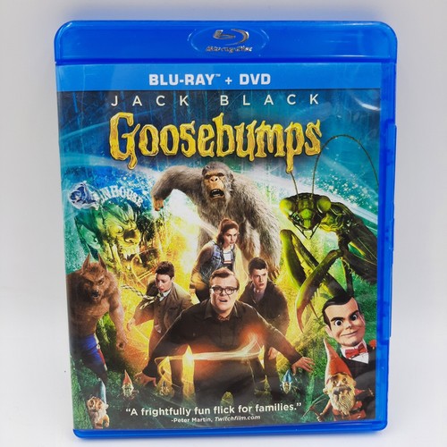 Goosebumps Blu-Ray/DVD High Def 2015 2-Disc Set Jack Black Blue-Ray ...