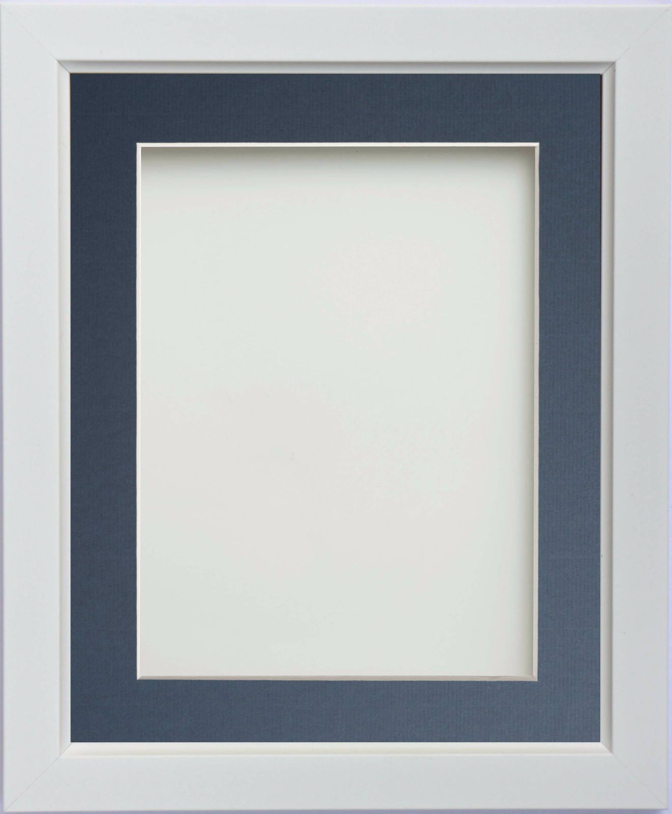 White Bevelled Picture Frame Ainsworth Range Frames with Decorative ...