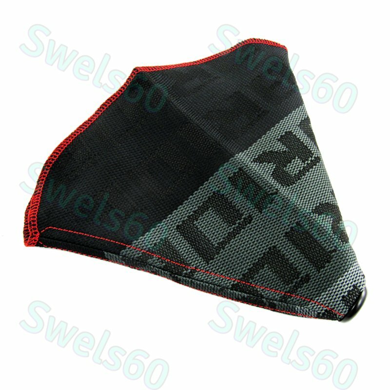 MT/AT Shift knob Shifter Boot Cover Red Stitches JDM Bride Racing Hyper ...