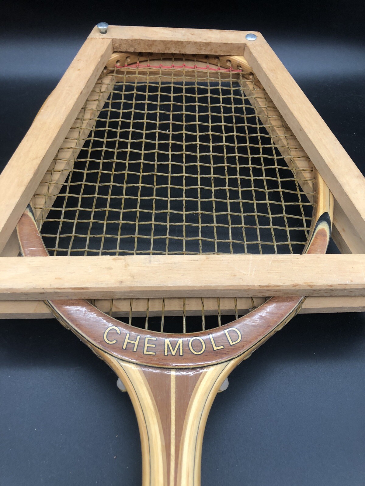 Vintage Chemold Tennis Racquet Rod Laver Tournament Classic Wood - Rare ...